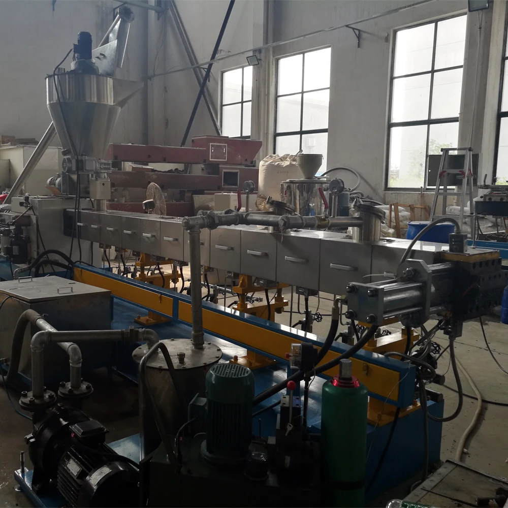 Pla Pbat Pva Pbs Pcl Granulator Machine Corn Starch Biodegradable Twin ...
