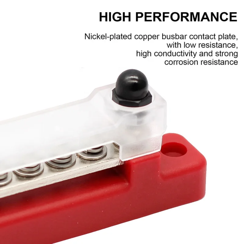 6 Terminal Battery Bus Bar - 150A Power Distribution Kit