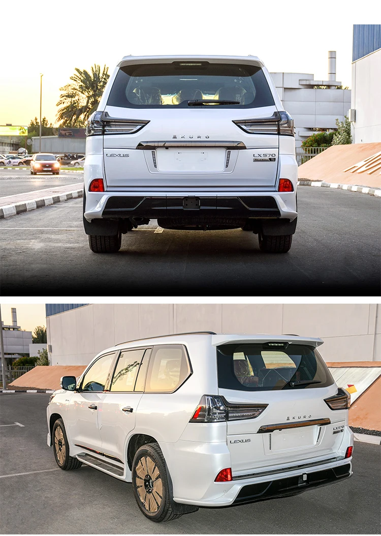 Lexus LX570 Tail Lights - Black Edition Kuro Tail Lamp