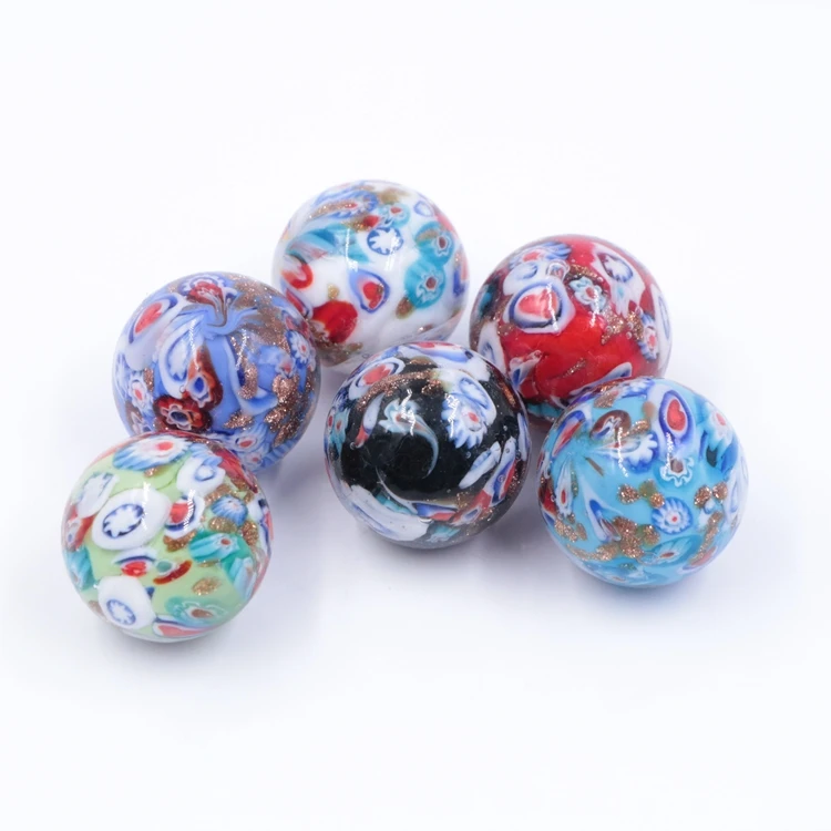 20mm Murano Millefiori Glass Marble Balls for Home Decor
