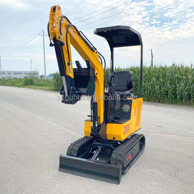 Mini Excavator Machine Chinese for Construction Works 1 Ton