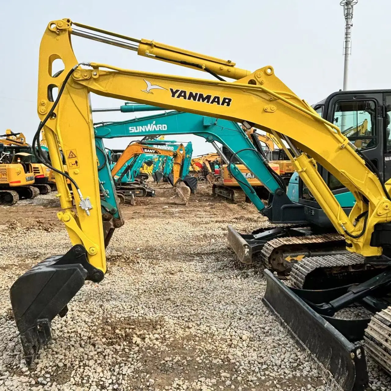Original Japanese Mini Excavator Yanmar 55 Vio55 Vio50 Vio40 5 Ton Mini ...