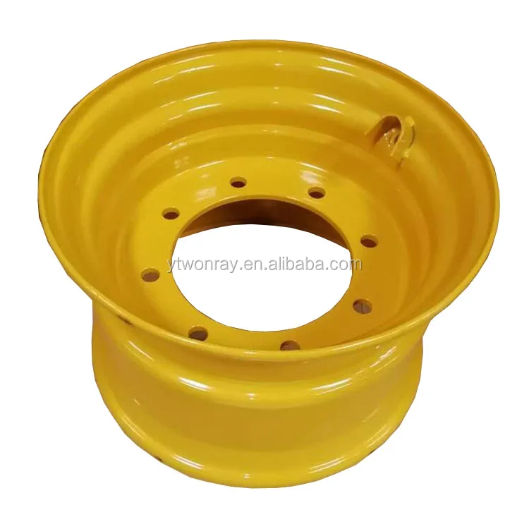 Steel Wheel Industrial Rims 16.5x8.25,16.5x9.75 For Skid Steer Tires 10 ...