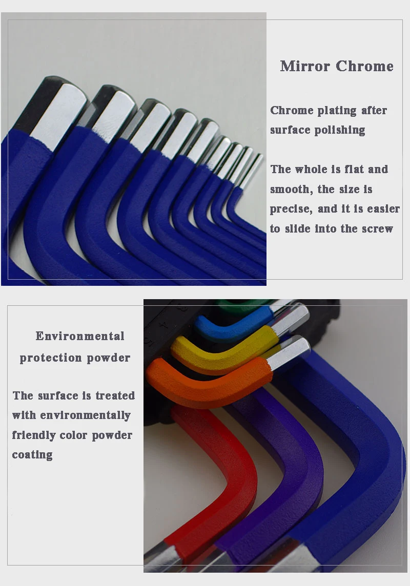 27pcs Colorful Allen Key Set 3pcs Tool Set Allen Wrench Hex Key Wrench ...