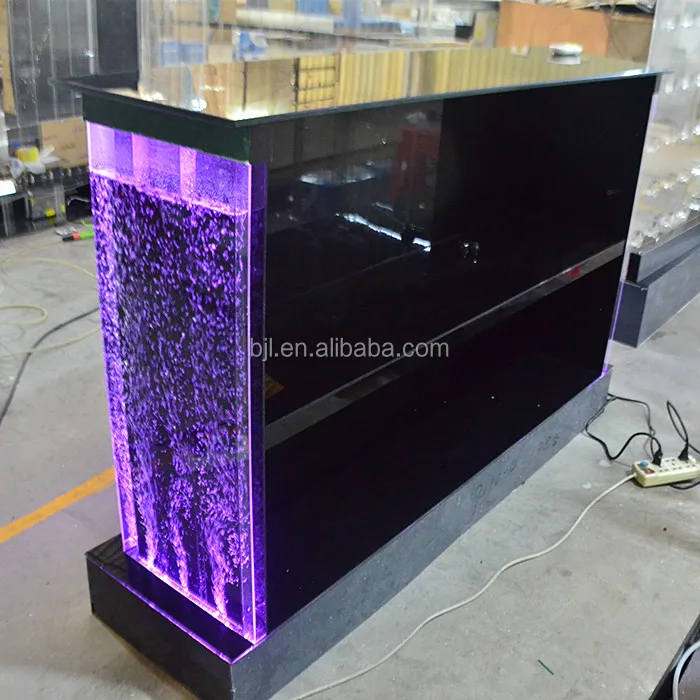 Display Case Reception Desk Led Display Case Hotel Front Desk With Top ...
