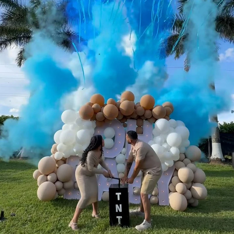 One Click Start TNT Gender Reveal Bomb - Eco-Friendly Party Fun