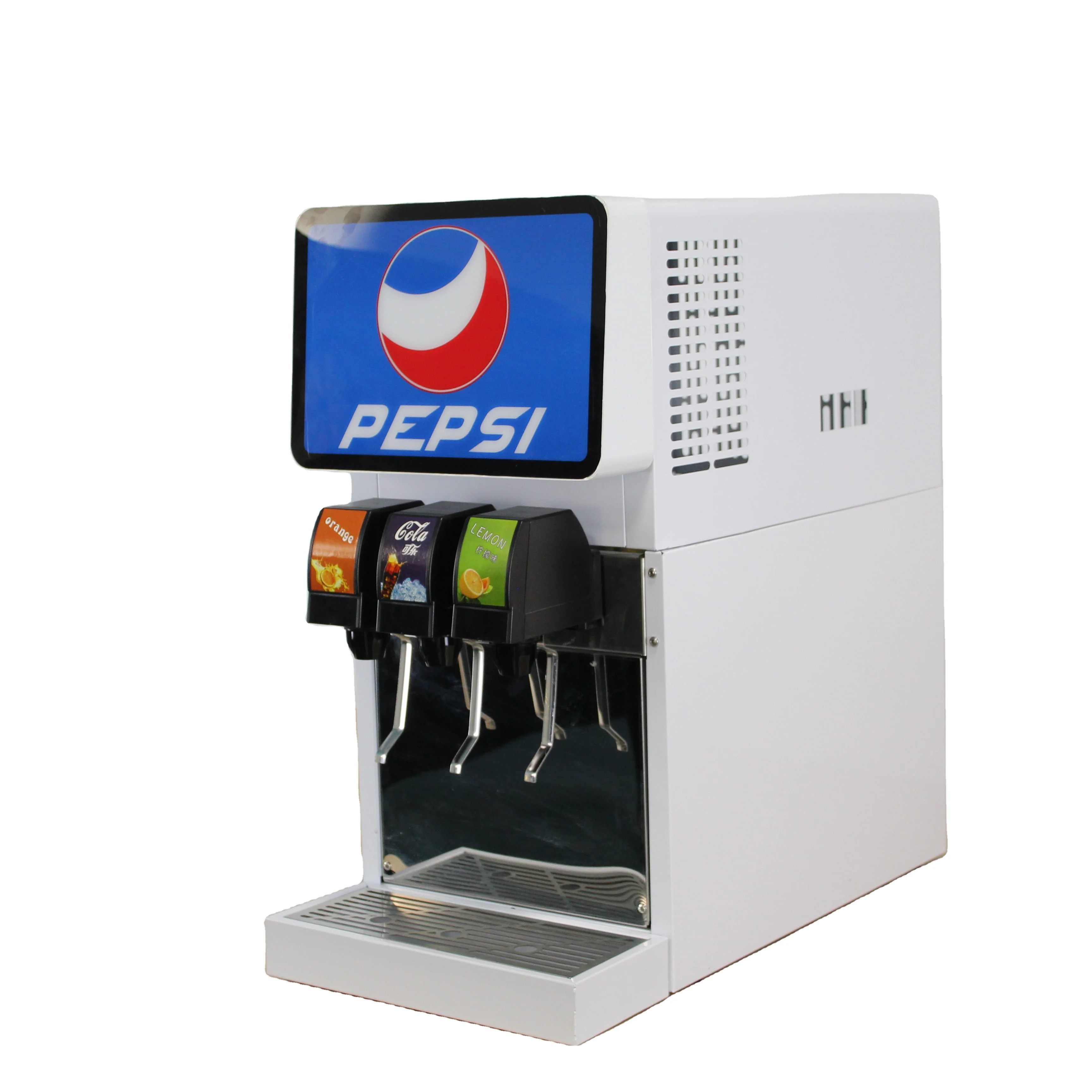 3 Valve Carbonated Lemon Flavored Soda Beverage Making Machine Cold ...