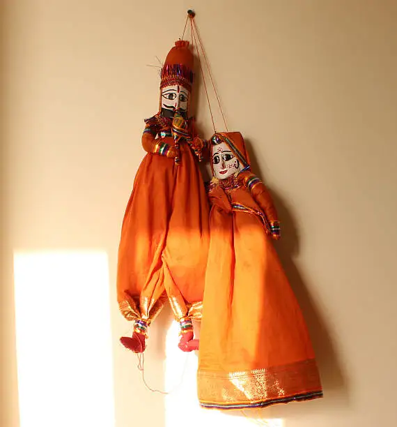 Kathputli Marionette Puppets Traditional Indian Puppet Handmade ...