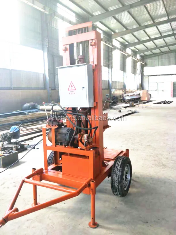 100m Water Well Rig Drilling Machine Portable And Water Drilling Rig ...