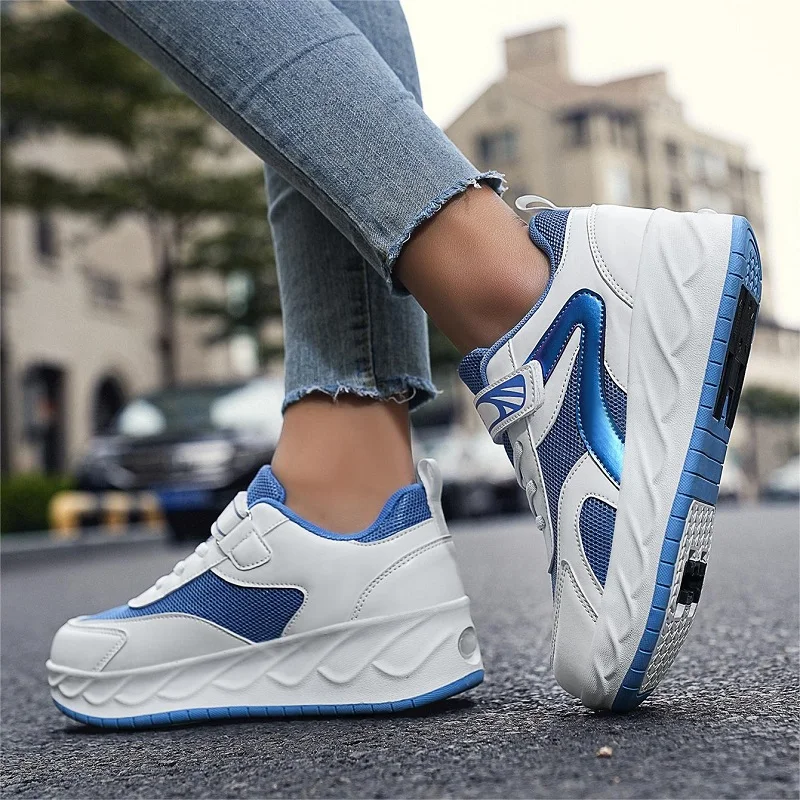 High Quality Kids Sport Shoes Kick Roller Skate Shoes Wholesale ...