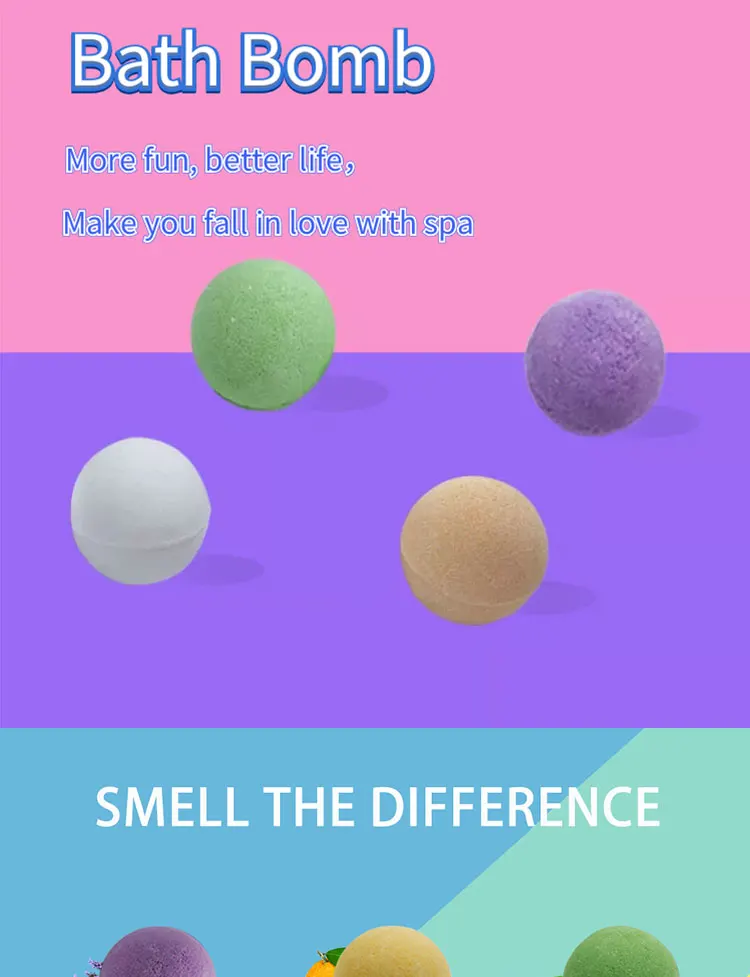 240pcs/case Colorful Custom Foot Pedicure Bathbombs