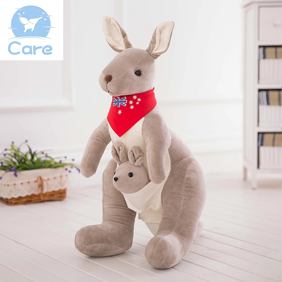 Australian Mother And Child Kangaroo Plush Soft Toy Holiday Gifts Stuffed&plush Toys Doll Plush ...