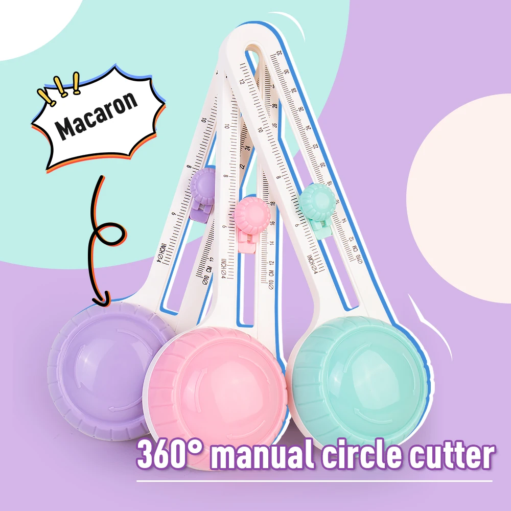 Handmade DIY Mini Circular Paper Trimmer School Knip Positioning Manual ...