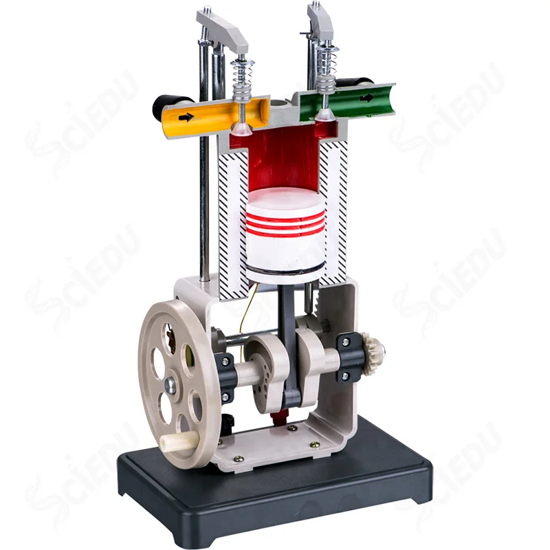 School Gasoline Petrol Engine Model - Internal Combustion Cylinder for ...