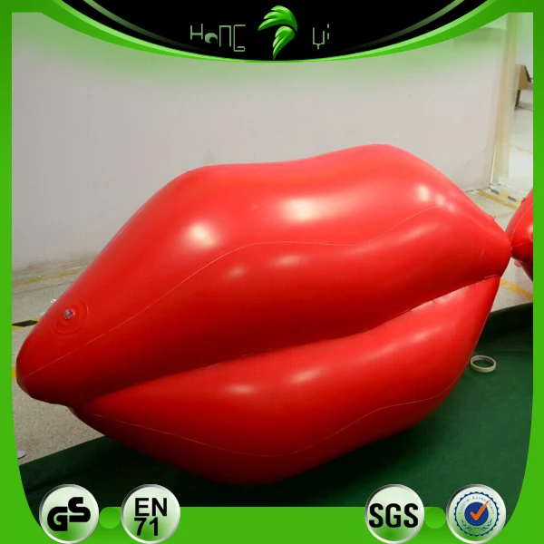 Red Inflatable Lip Shaped Sofa/mouth Sex Toys - Promotional Fun