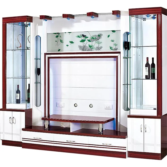 New Style Modern Wooden Tv Rack Designs For Living Room Tv Table - Buy ...