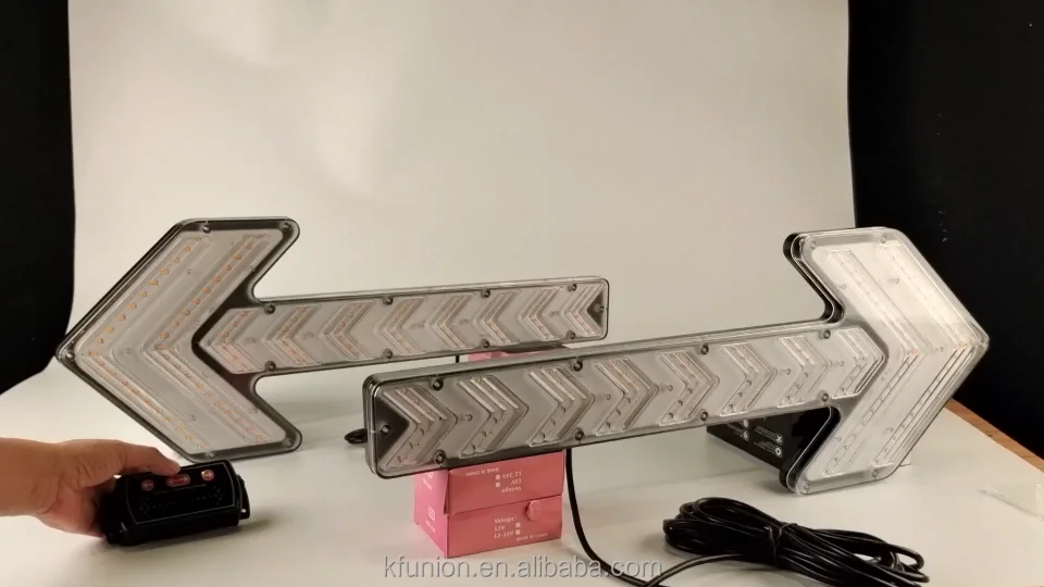 663mm Heavy Duty Truck LED Arrow Warning Light New Remote Control ...