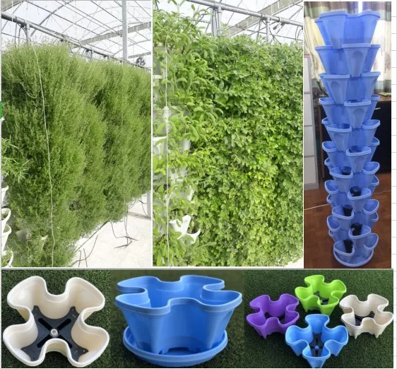 DIY Stacking Planters - Colorful, Anti-Uv, and Durable