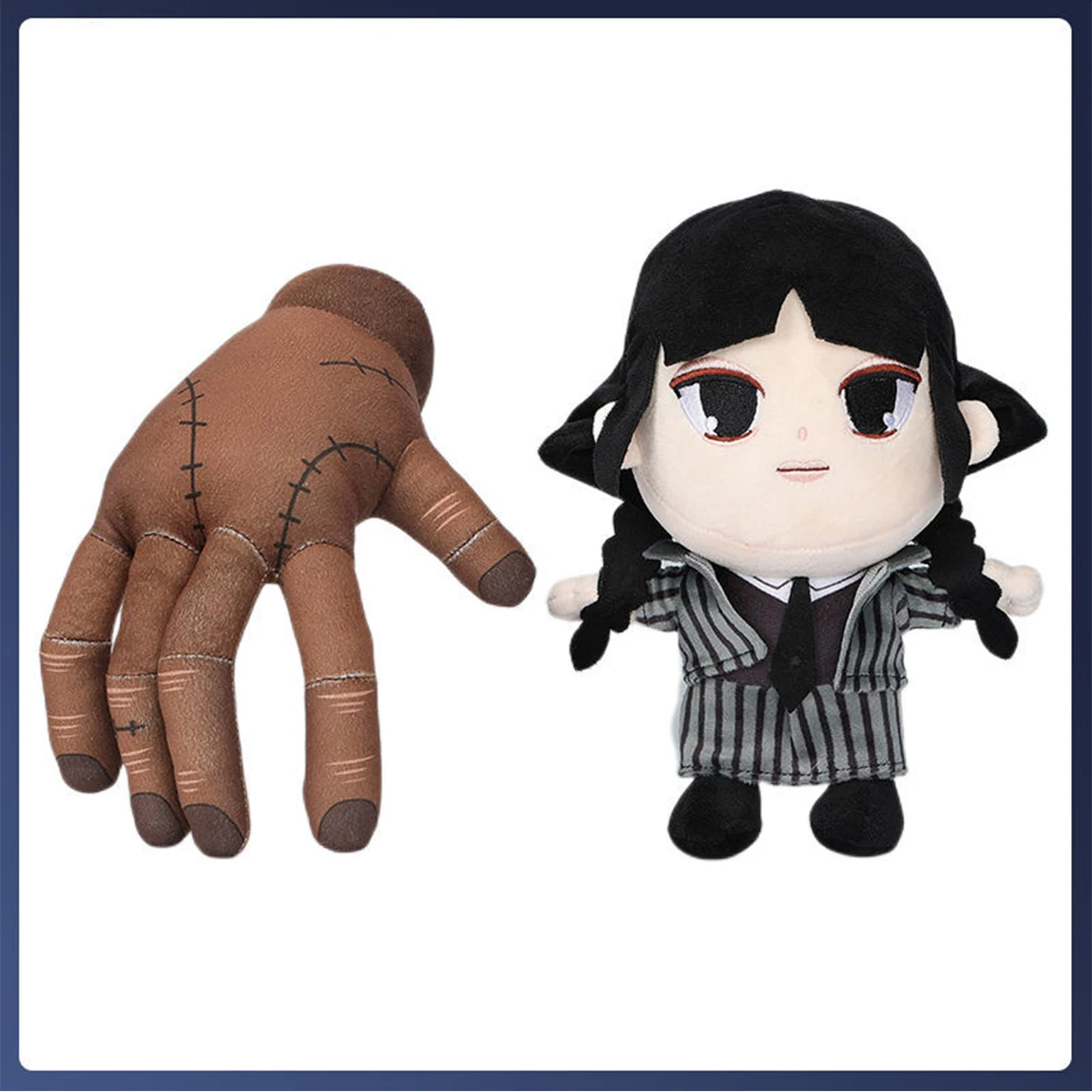 Hot Carton Wednesday Addams Doll The Thing Anime Plush Toy Hand Plush ...