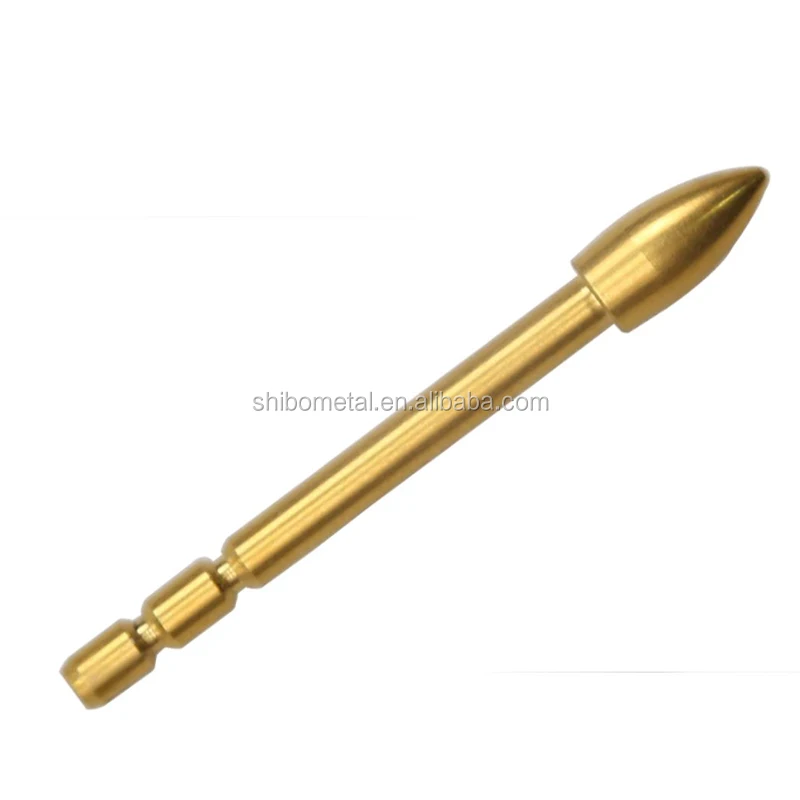 Gold Color Archery Hardware - Tungsten Points X10