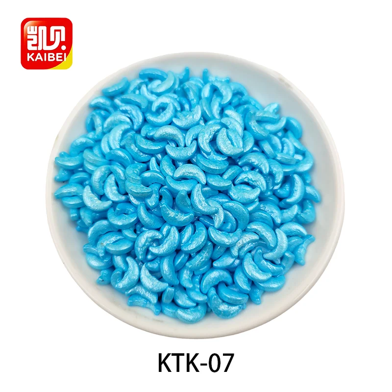 Moon Sprinkles Edible Sugar Beads 130g Halal Sprinkles Mixed Color For ...