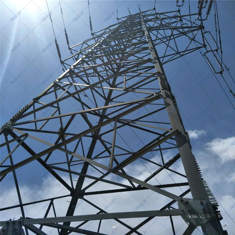 Substation Steel Iron Structure 33KV ~132KV Power Tower
