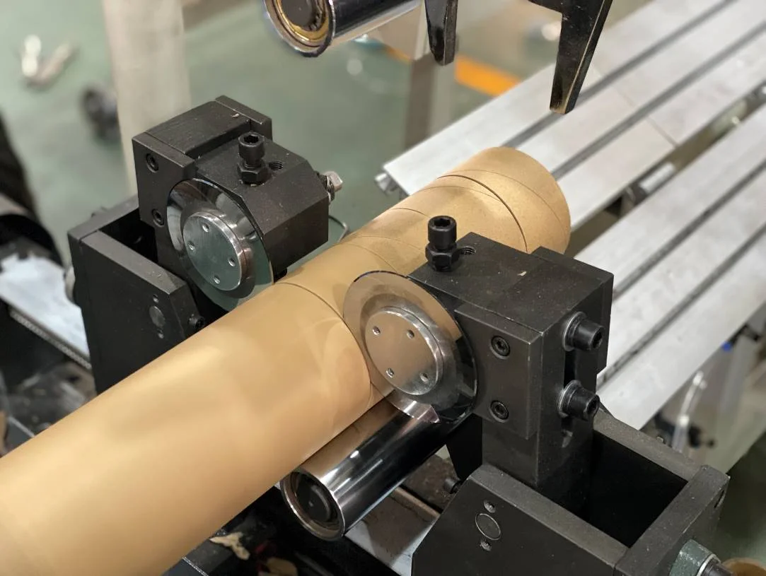 Automatically Shaftless Paper Tube Cutting Machine with Pneumatic ...