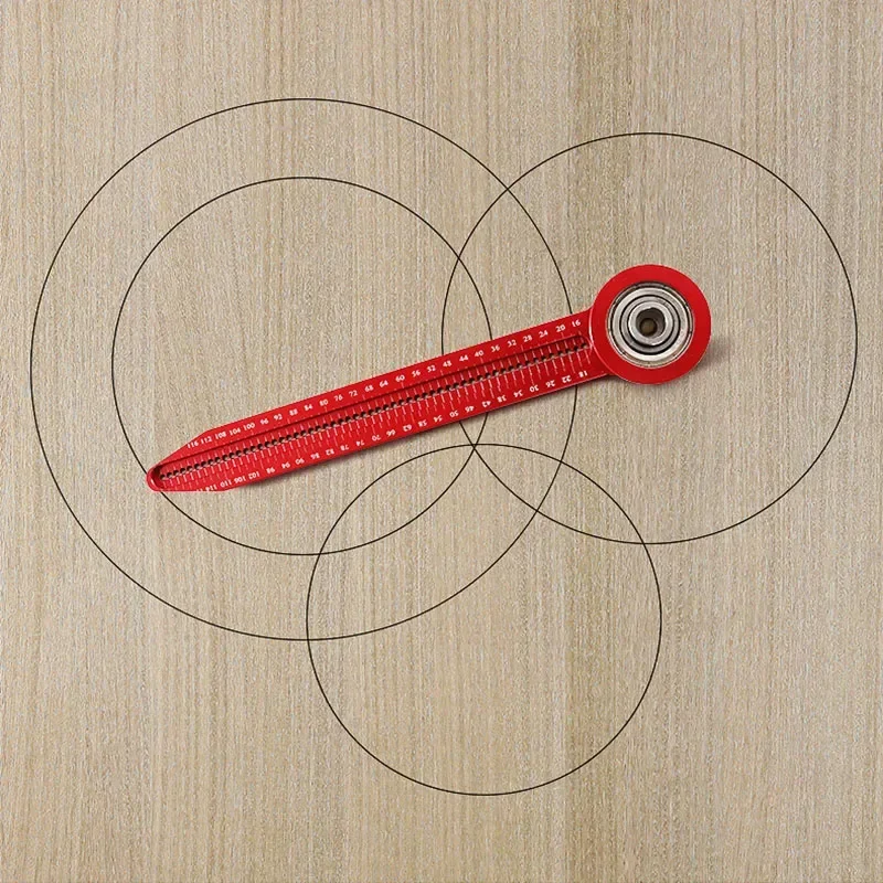 Woodworking Drawing Compass Circular Drawing Tool Hole Ruler High ...