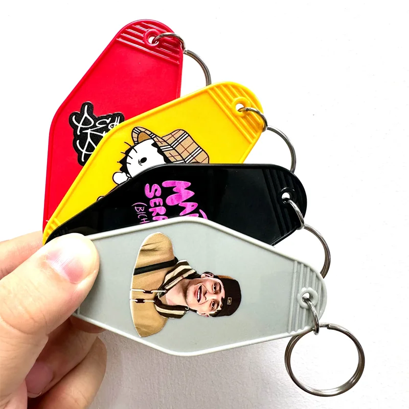 Wholesale Customized UV DTF Motel Car Key Chain Decals