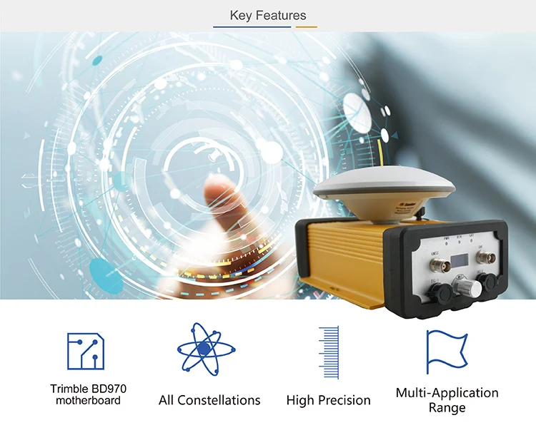 Sunnav GNSS Receiver M100T with Trimble Board BD970 for Machine Control
