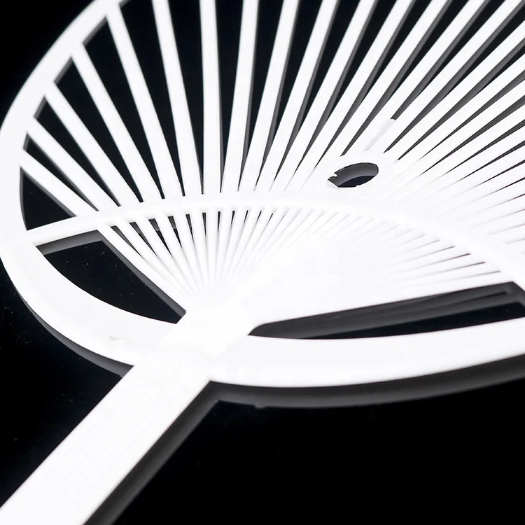 Decorative Round Plastic Pp Circular Hand Fan - Buy Plastic Circular ...