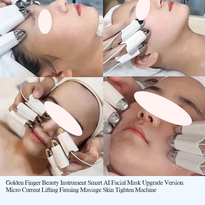 Golden Microcurrent Finger Beauty Instrument - Upgrade Version