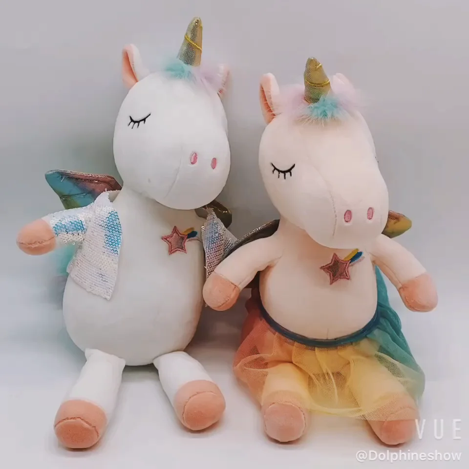 Hot Sale Cute Soft Ballet Unicorn Doll Wholesale Custom Unicorn With ...