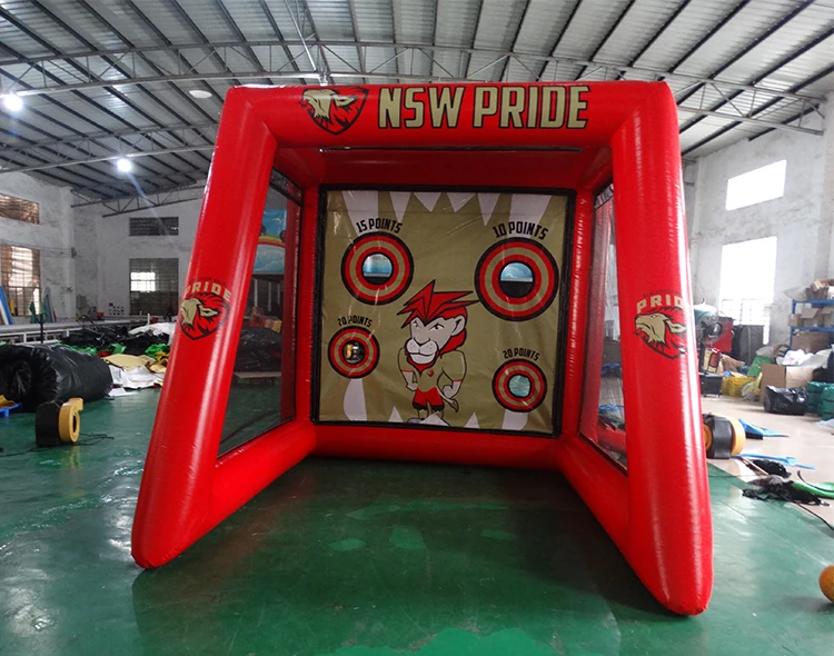 Commercial Inflatable Football Target Game Inflatable Soccer Goal For ...