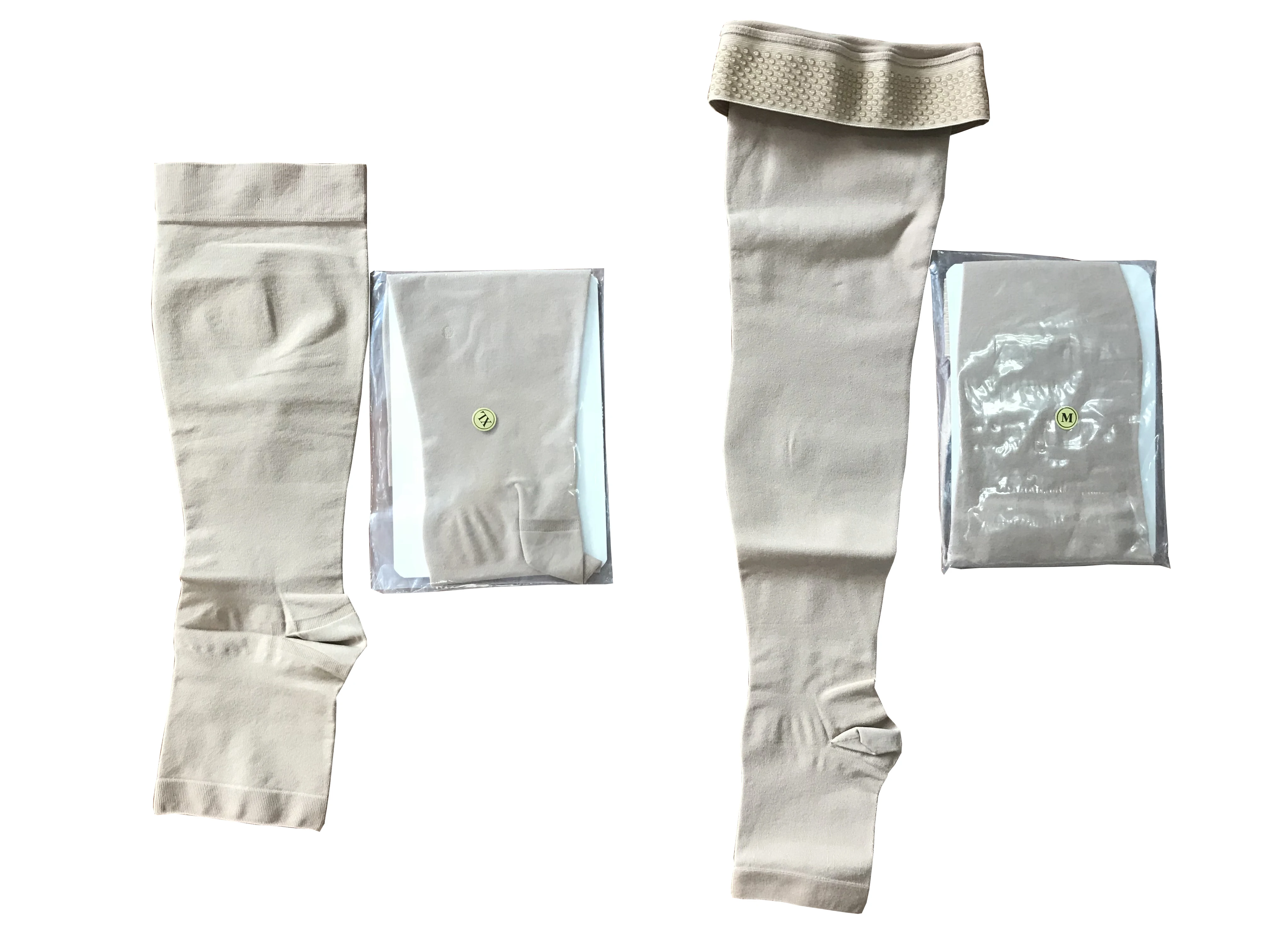 Black Close Toe Graduated Anti Deep Vein Thrombosis Dvt 15-21mmhg Knee ...