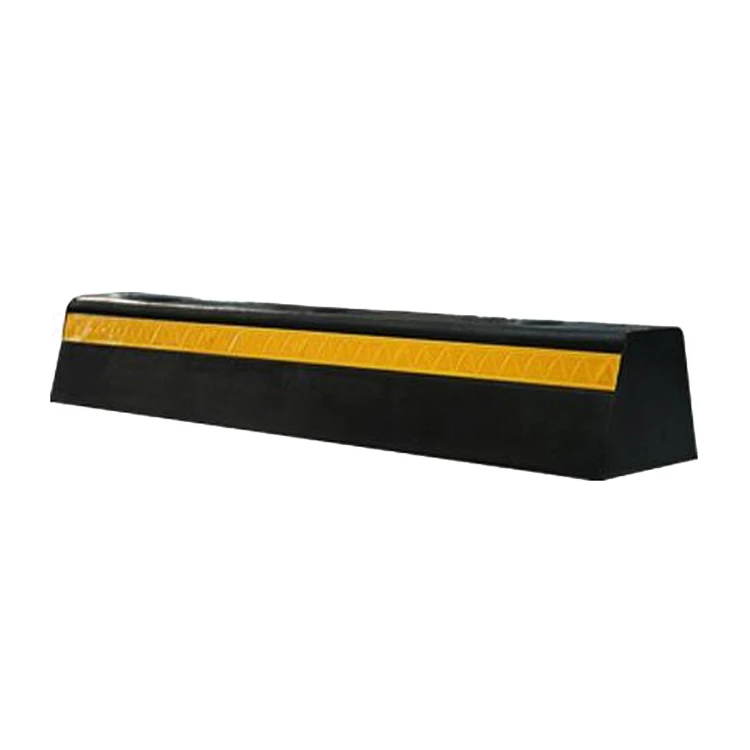 Car Parking Plastic Rubber Wheel Stopper for Traffic Security Wheel ...
