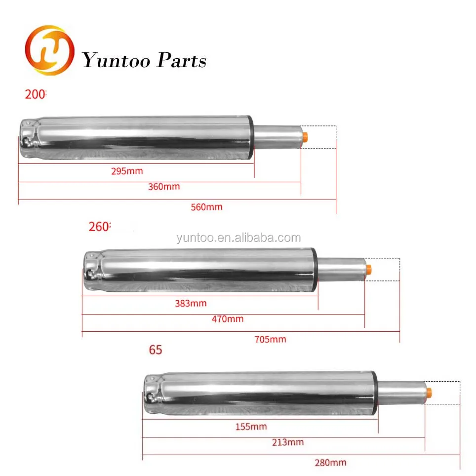 260 Mm Gas Spring,Recliner Gas Spring,Pneumatic Rod - Buy Pneumatic Lid ...