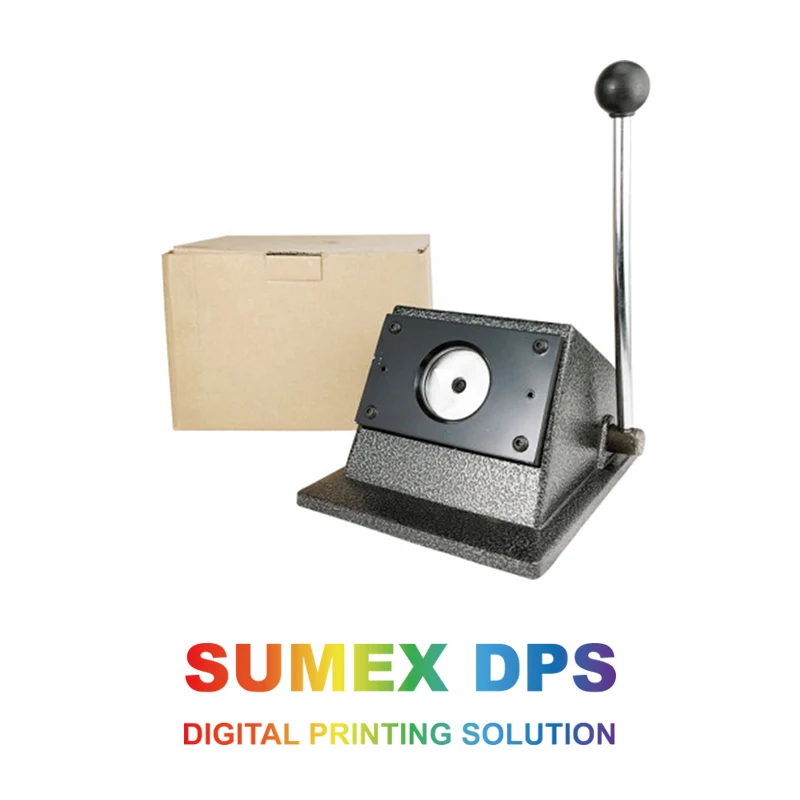 High Quality Manual Badge Desktop Round Shape Paper Cutter - Buy Badge ...