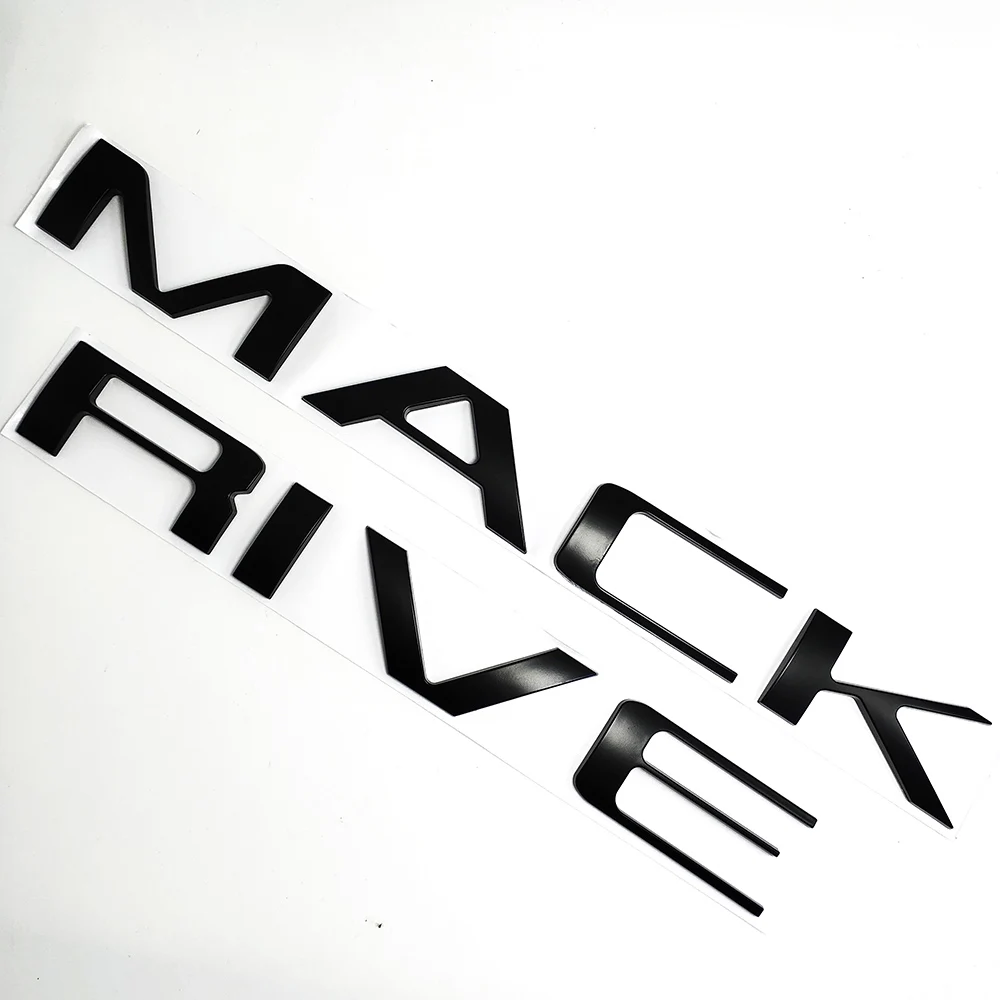 ABS 3D Matte Black Tailgate Insert Letters for Ford Maverick