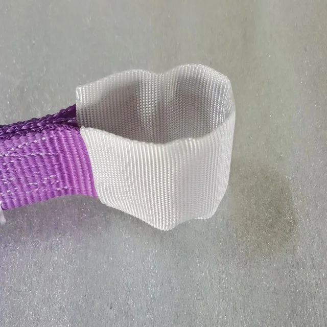 Factory Direct Supply Endless Webbing Sling Purple Polyester Lifting ...