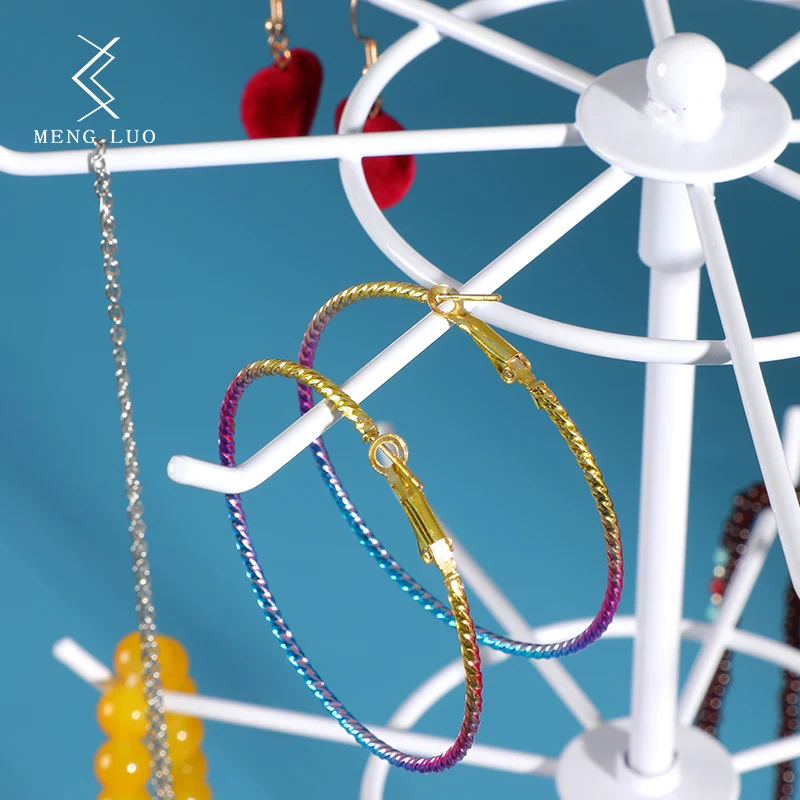 Jewelry Display Showcase - 2 Tier Rotary Ornament Rack