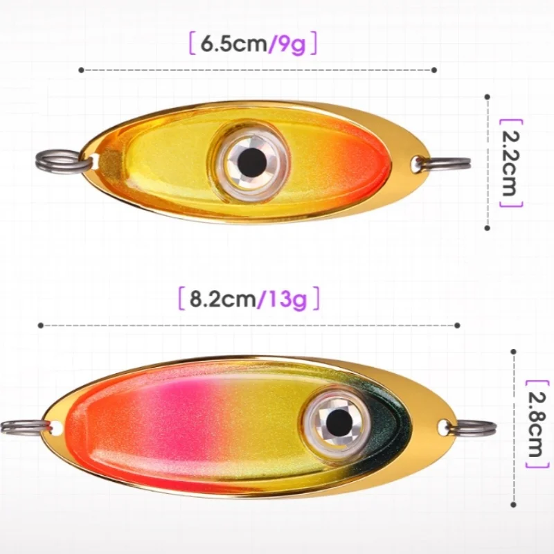 Yousya LED Underwater Deep Water Drop Eye Flash Fish Light Spoon ...