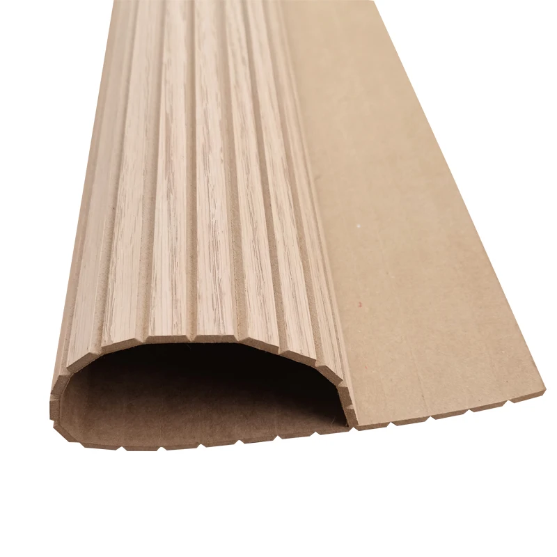 Oak Basement Column Covers - Stylish & Sound-absorbing