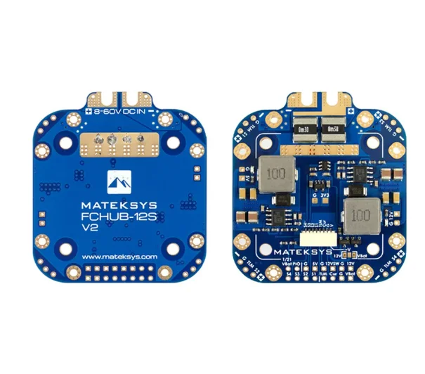MATEK PDB FCHUB-12S V2 for XCLASS Quad - 8~60V DC Input