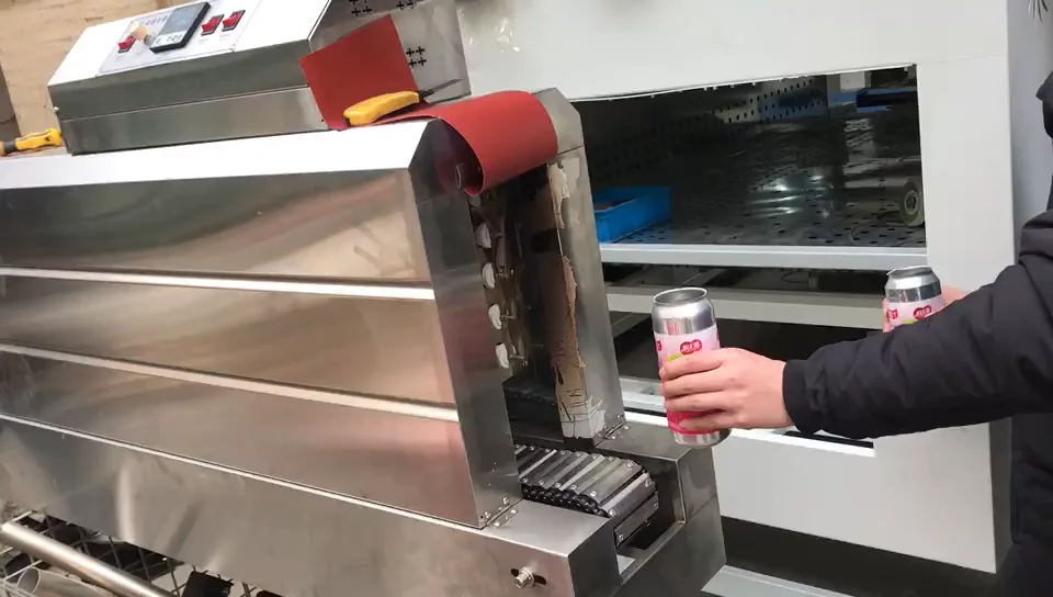 Bs1538 Label Sticker Heat Tunnel Shrinking Wrapping Machine - Buy Heat ...