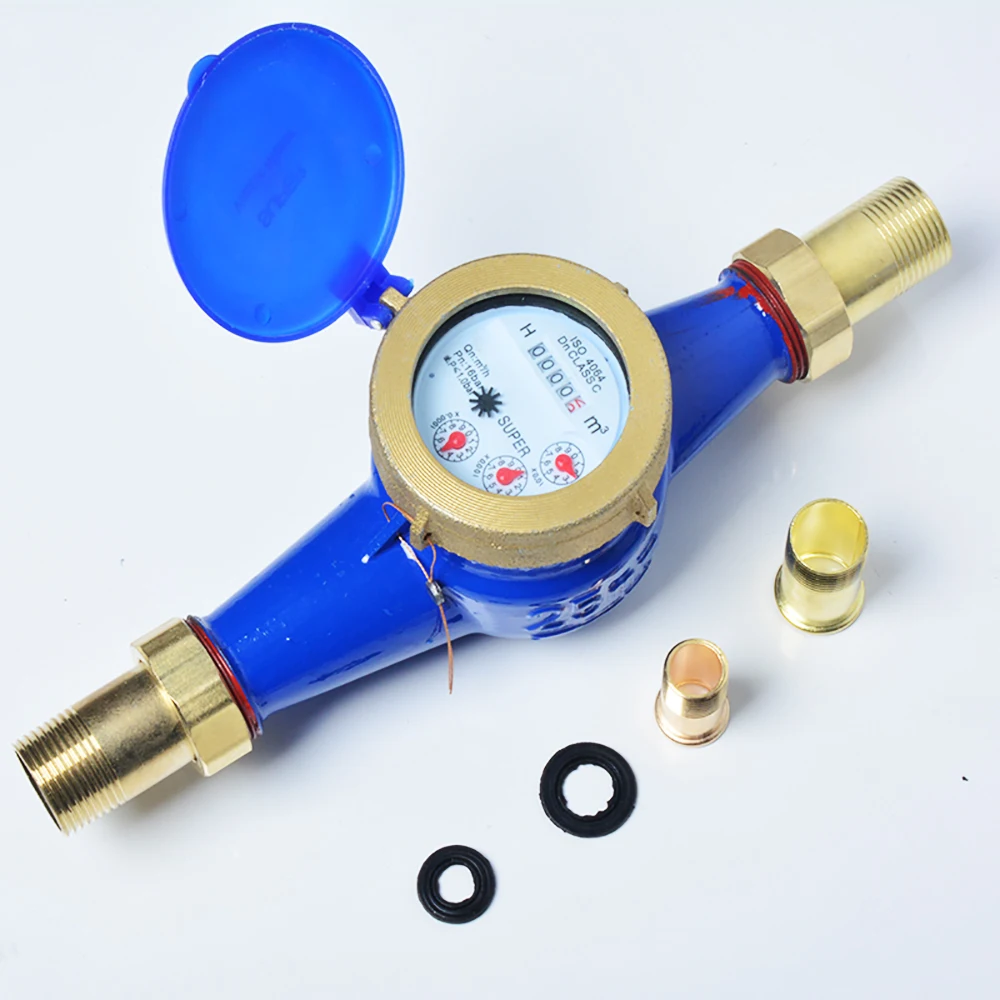High Quality DN15/20/25/4 6 1 Inch Cold Water Meter Class B Dry Dial ...
