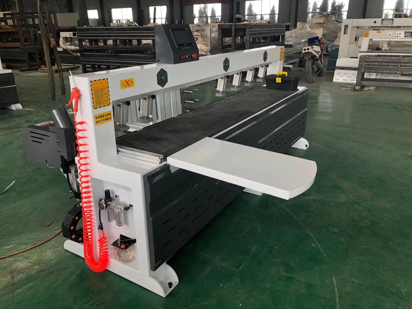 Triple Spindle Cnc Side Hole Drilling Machine Automatic Wood Boring ...