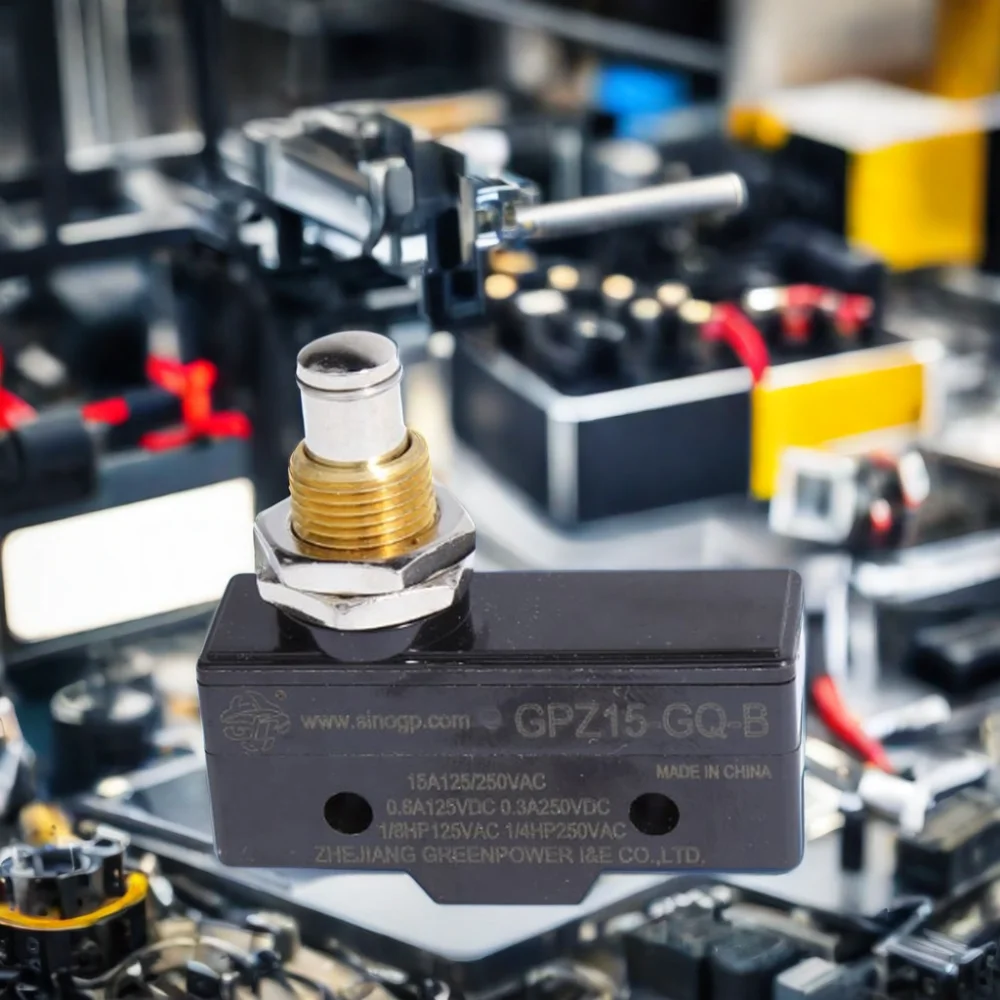 Ip40 Short Roller Lever Automotive Micro Limit Switch 15a 16a 125/250v ...