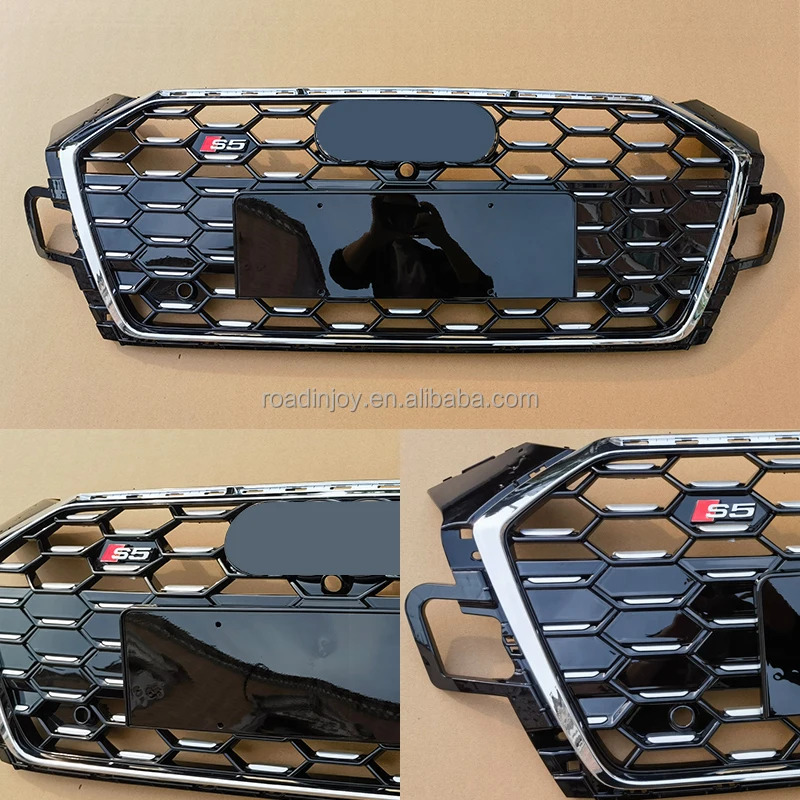Rs5 Grille B9.5 Sline Front Bumper Grill S5 Design ABS