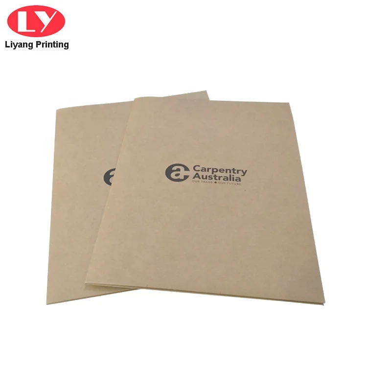 A4 Folder Files Holder Flap Presentation Folder Kraft Paper 100% ...